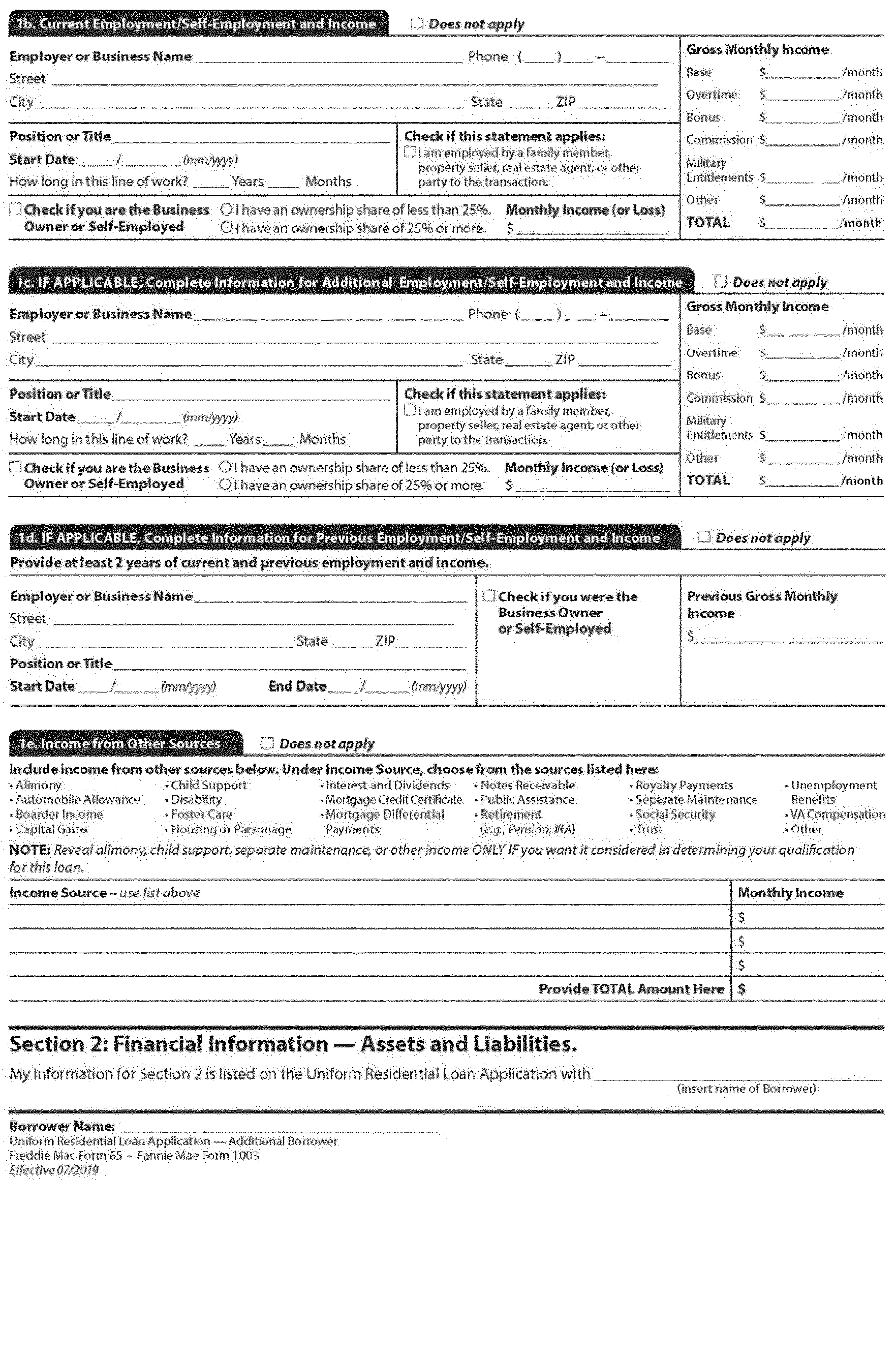 Federal Register :: Final Redesigned Uniform Residential Loan ...