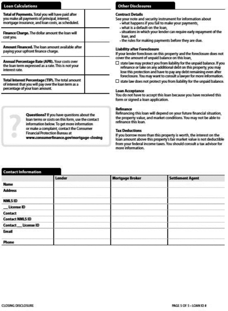 eCFR :: Appendix H to Part 1026, Title 12 -- Closed-End Model Forms and ...